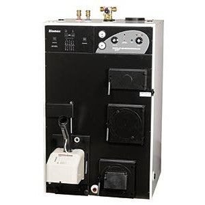 Värmebaronen Biomax Dual-Fuel Wood Pellet / Log boiler (20kW) - Cleara